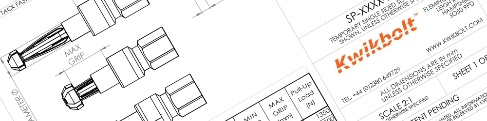 Kwikbolt | Single Sided Temporary Fastener | Design